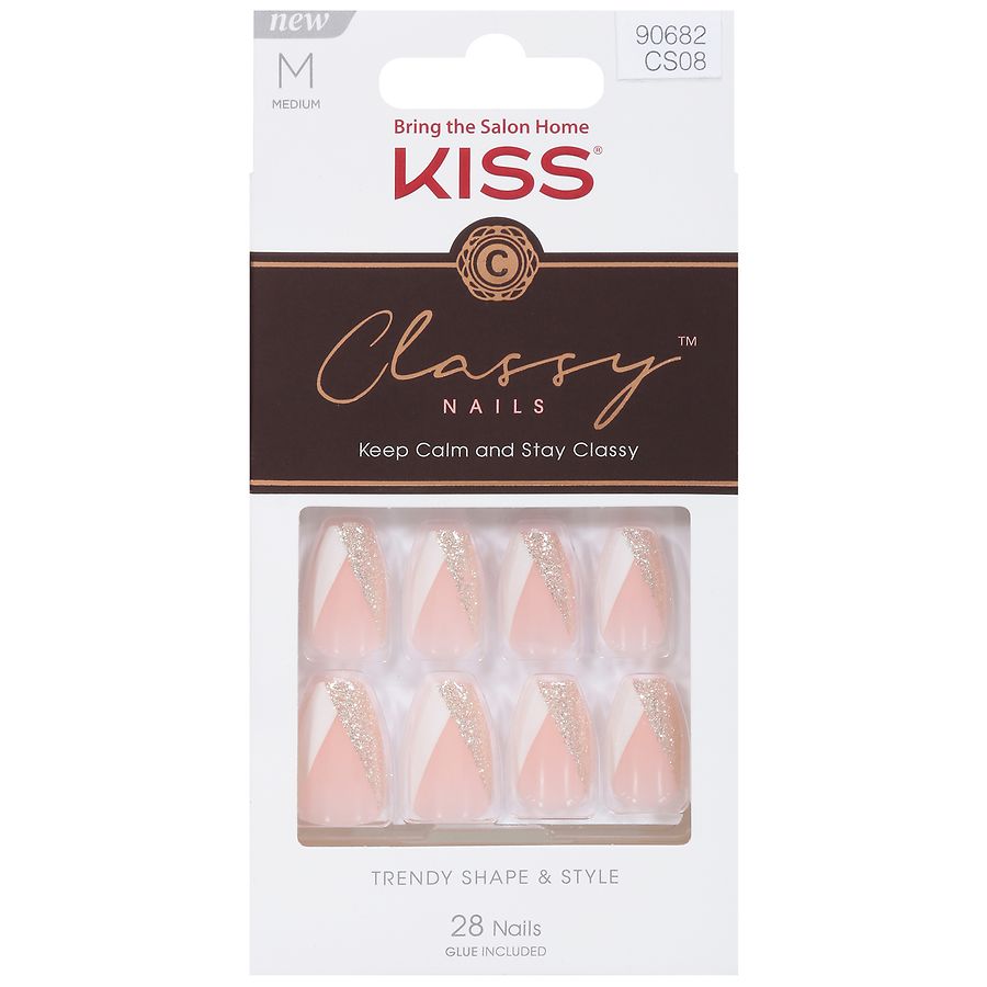 Kiss Classy Nails Medium | Walgreens