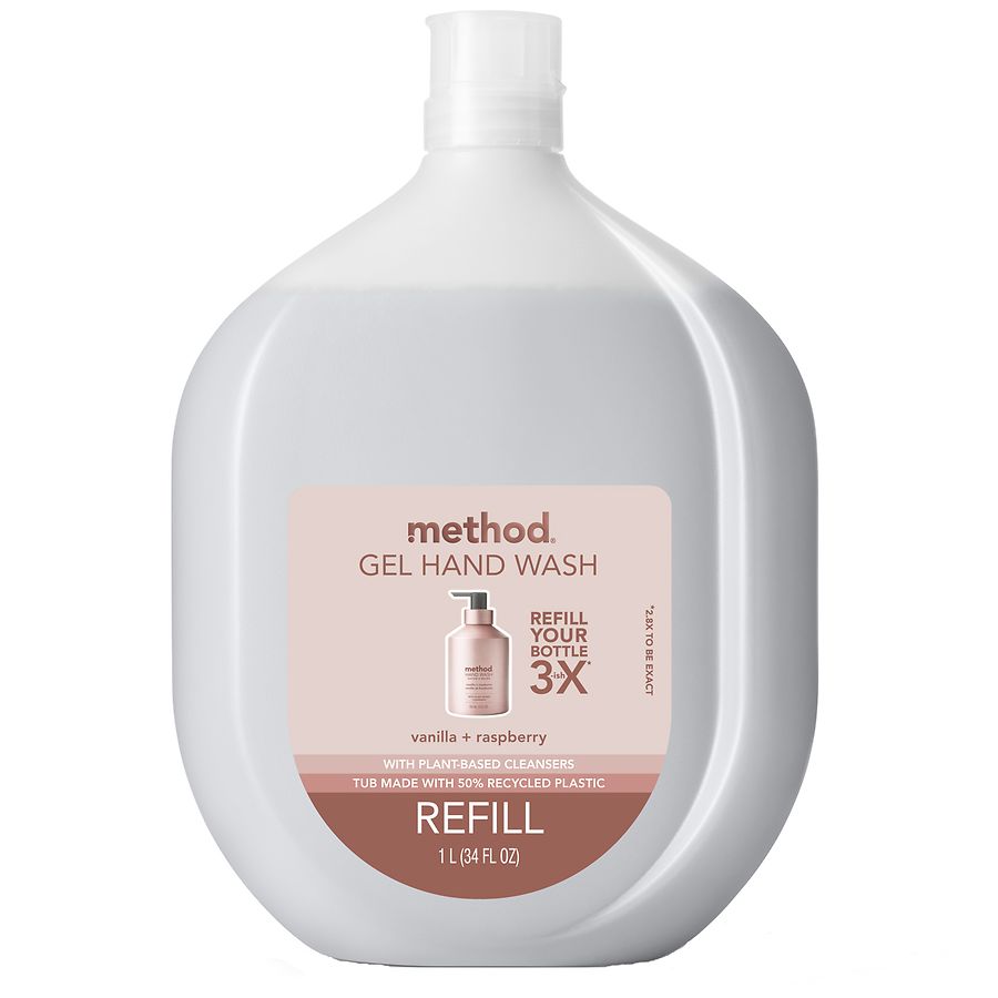 Method Premium Gel Hand Wash Refill Vanilla + Raspberry | Walgreens
