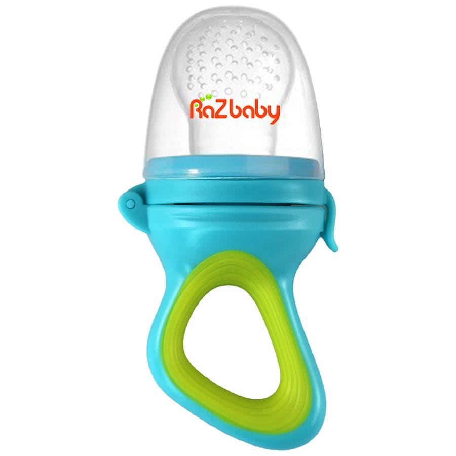 Raz Baby Silicone Raz-Feeder & Teether, Green | Walgreens