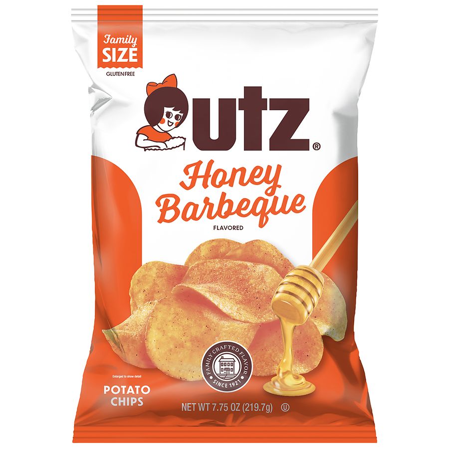 Utz Potato Chips Honey Barbeque | Walgreens