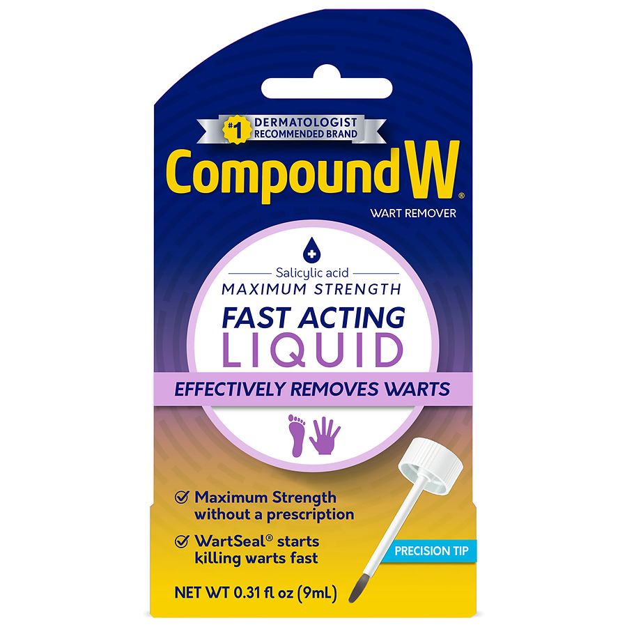 Compound W Maximum Strength Fast Acting Liquid Wart Remover | Walgreens