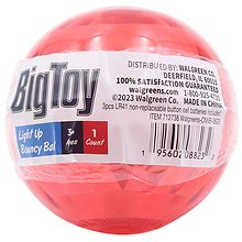 Big Toy Light Up Bouncy Ball Assorted | Walgreens