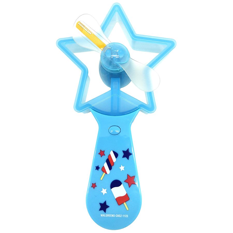 Stars & Stripes Star Fan Blue | Walgreens
