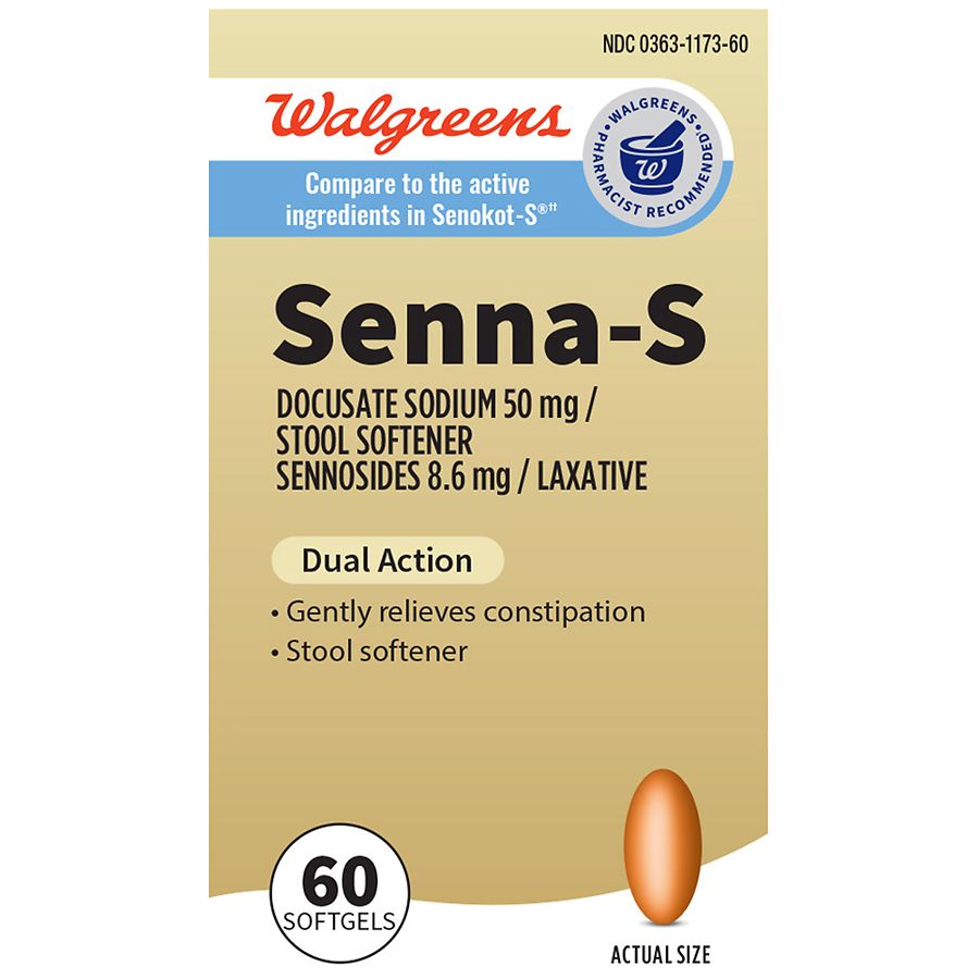 Walgreens Senna-S Softgels | Walgreens