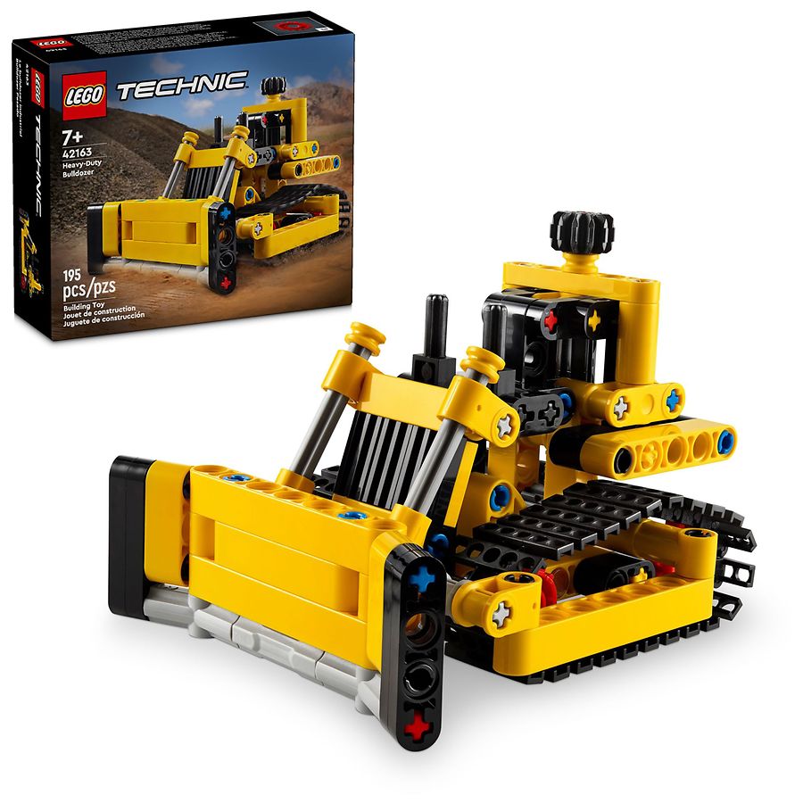 Lego Technic Heavy-Duty Bulldozer 195 Piece Building Set Multicolor ...