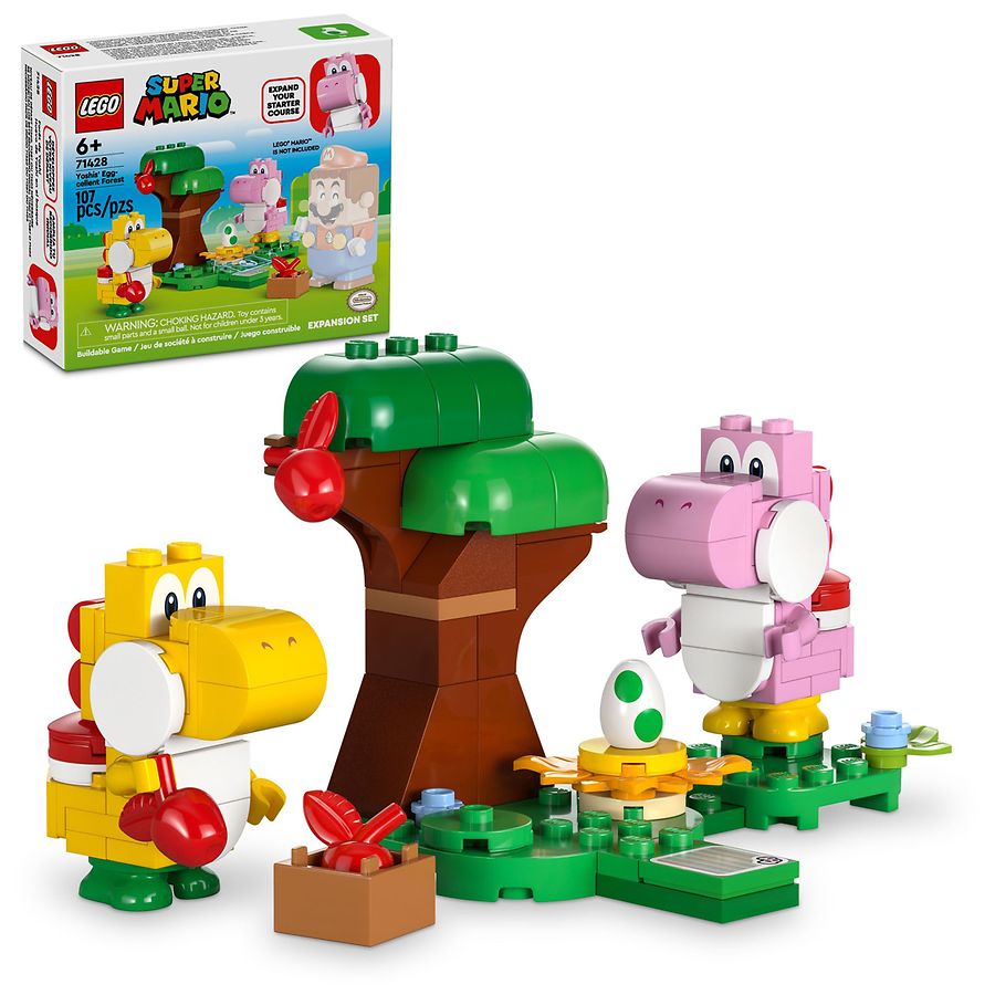 Lego Super Mario Yoshis' Egg-cellent Forest Expansion Set 107 Piece ...