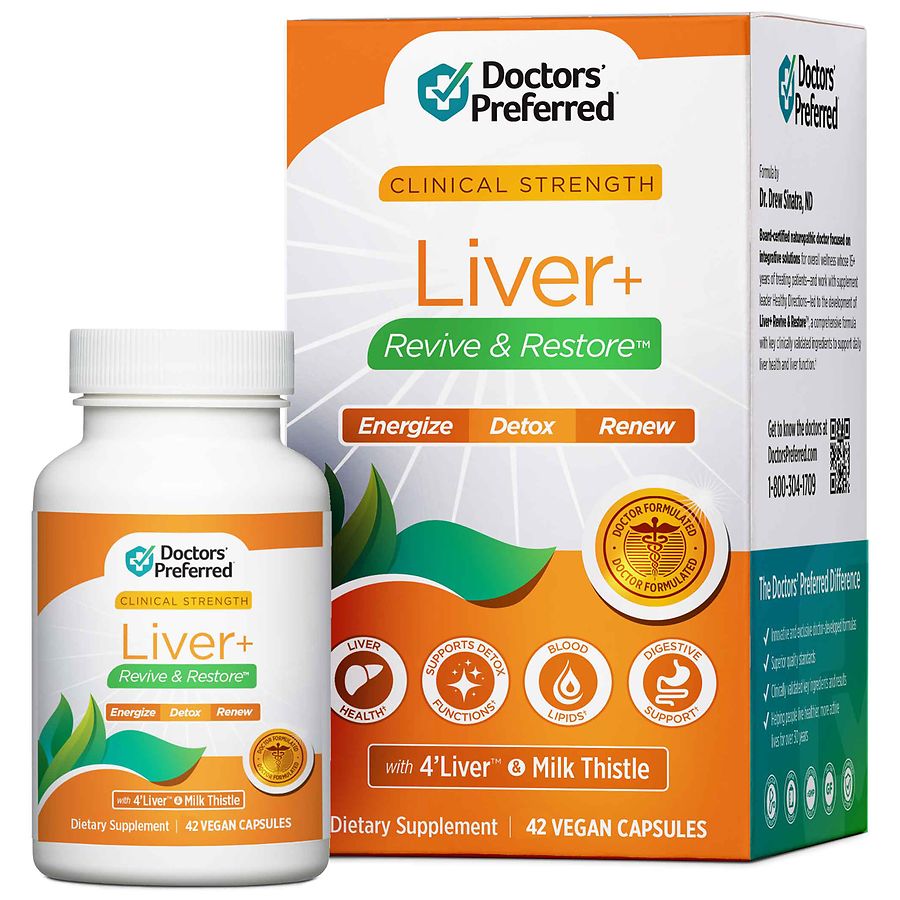 Doctors' Preferred Liver+ Revive & Restore Capsules | Walgreens