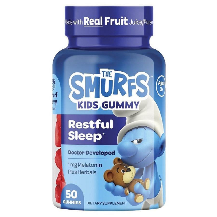 The Smurfs Kids Restful Sleep Gummies Berry | Walgreens