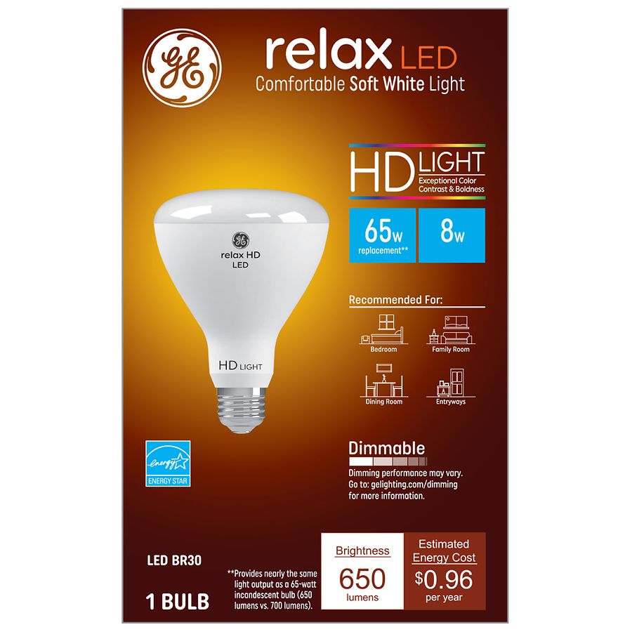 GE RelaxLED Comfortable Soft White Light | Walgreens
