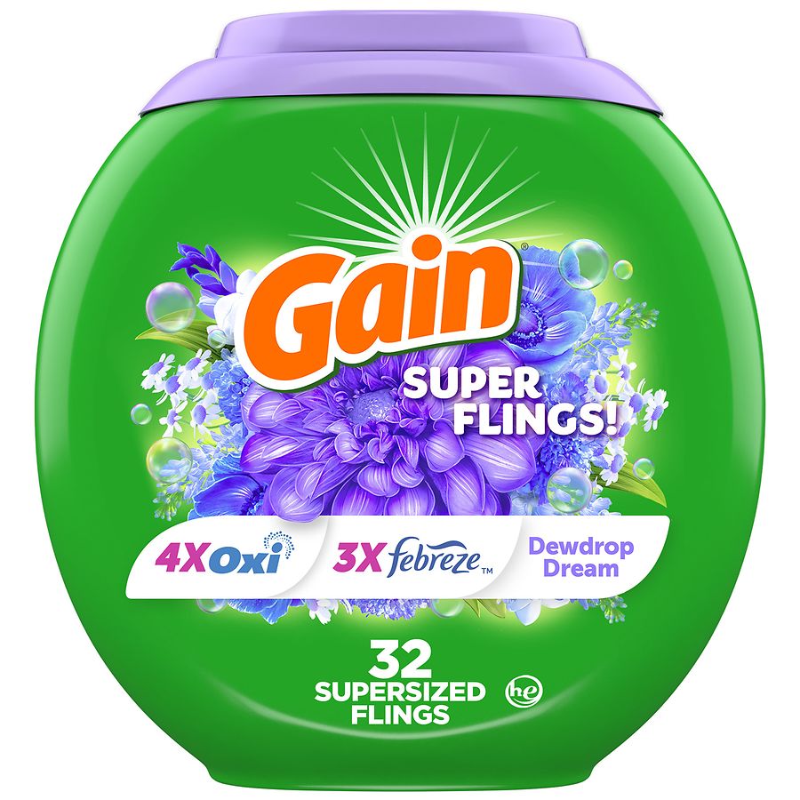 Gain Flings Pods Island Fresh Flings Laundry Detergent | Gain