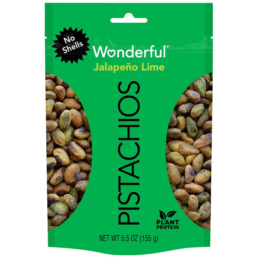 Wonderful No Shell Pistachios Jalapeno Lime | Walgreens