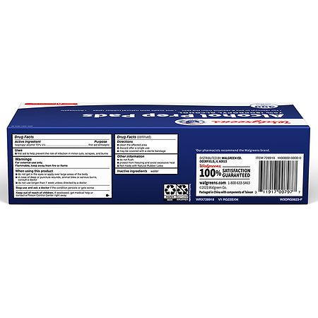 Walgreens Alcohol Prep Pads