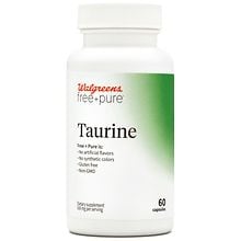 Walgreens Free & Pure Taurine Capsules (60 days) | Walgreens