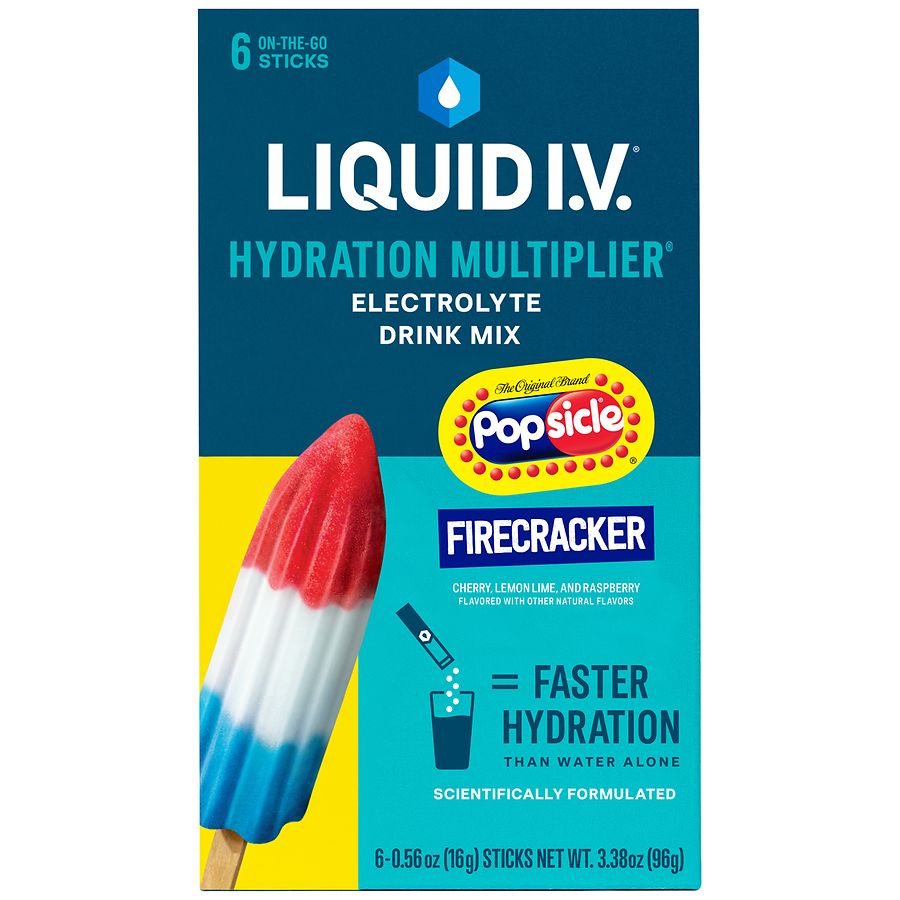 Liquid I.V. Hydration Multiplier Electrolyte Drink Mix Popsicle ...