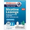 Walgreens Coated Nicotine Polacrilex Lozenges, 2 mg, Stop Smoking Aid ...