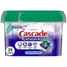 Cascade Platinum Plus Dishwasher Pods Mountain | Walgreens