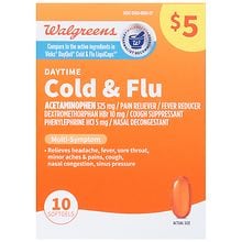 Walgreens Daytime Cold & Flu Softgels | Walgreens