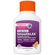 Walgreens SmoothLax Laxative Powder, Polyethylene Glycol 3350, Grit ...