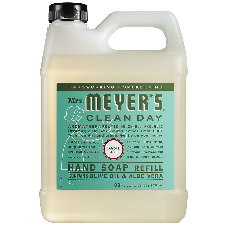 Mrs. Meyer's Clean Day Liquid Hand Soap Refill Basil | Walgreens