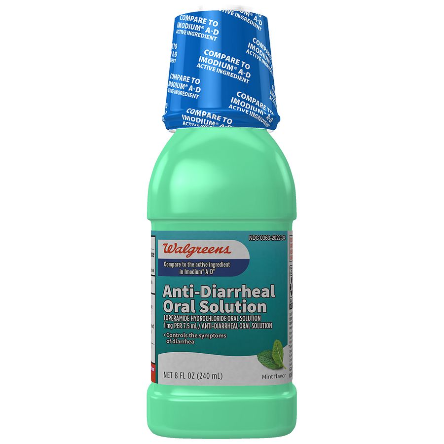 Walgreens Anti-Diarrheal Oral Solution Mint | Walgreens