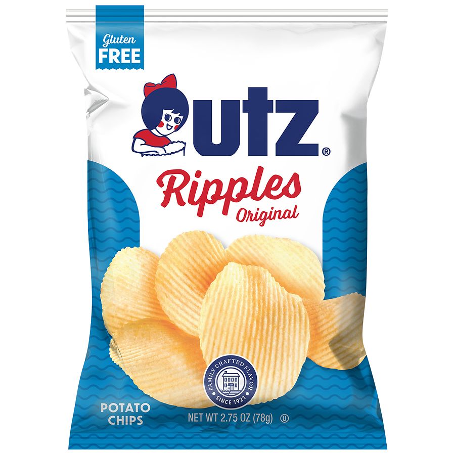 Utz Ripples Potato Chips Original | Walgreens