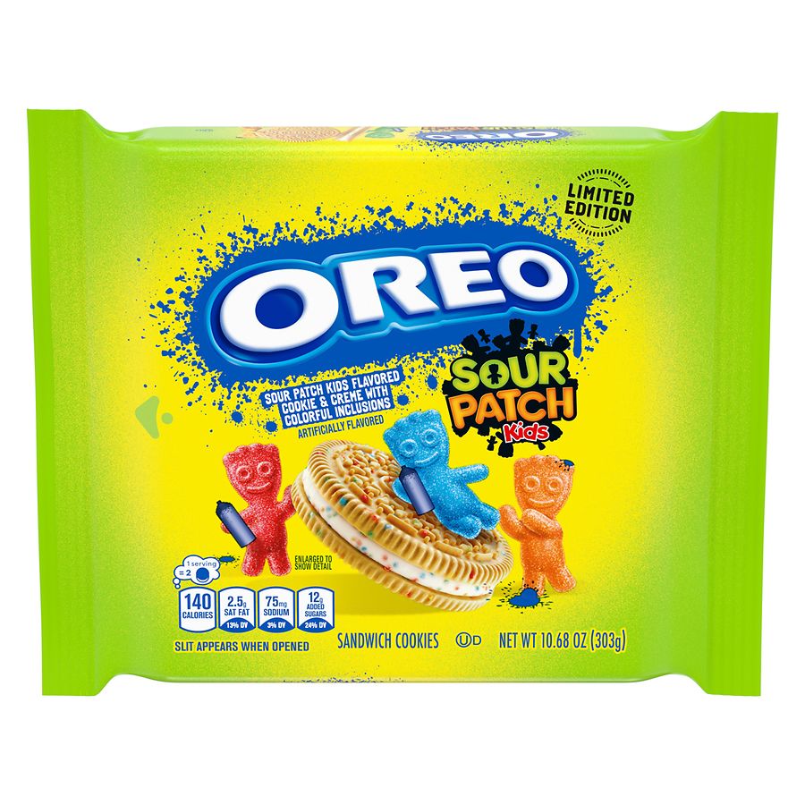 Oreo Sandwich Cookies, Limited Edition Sour Patch | Walgreens