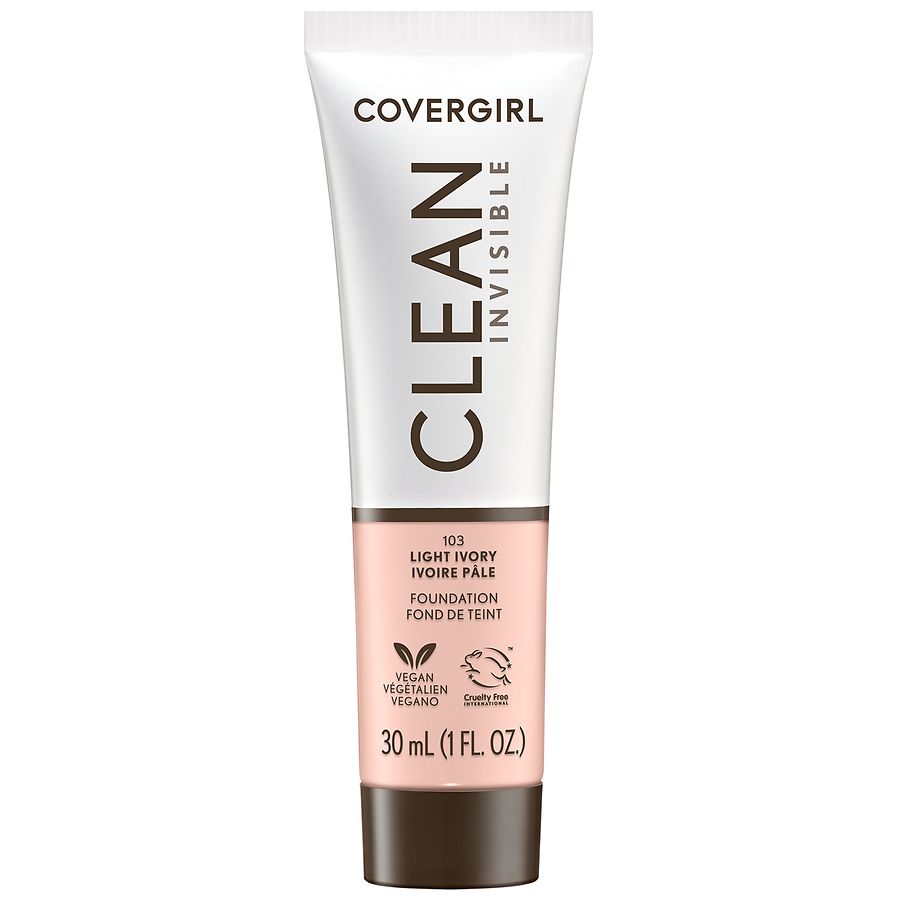 CoverGirl Clean Invisible Foundation, 103 Light Ivory | Walgreens