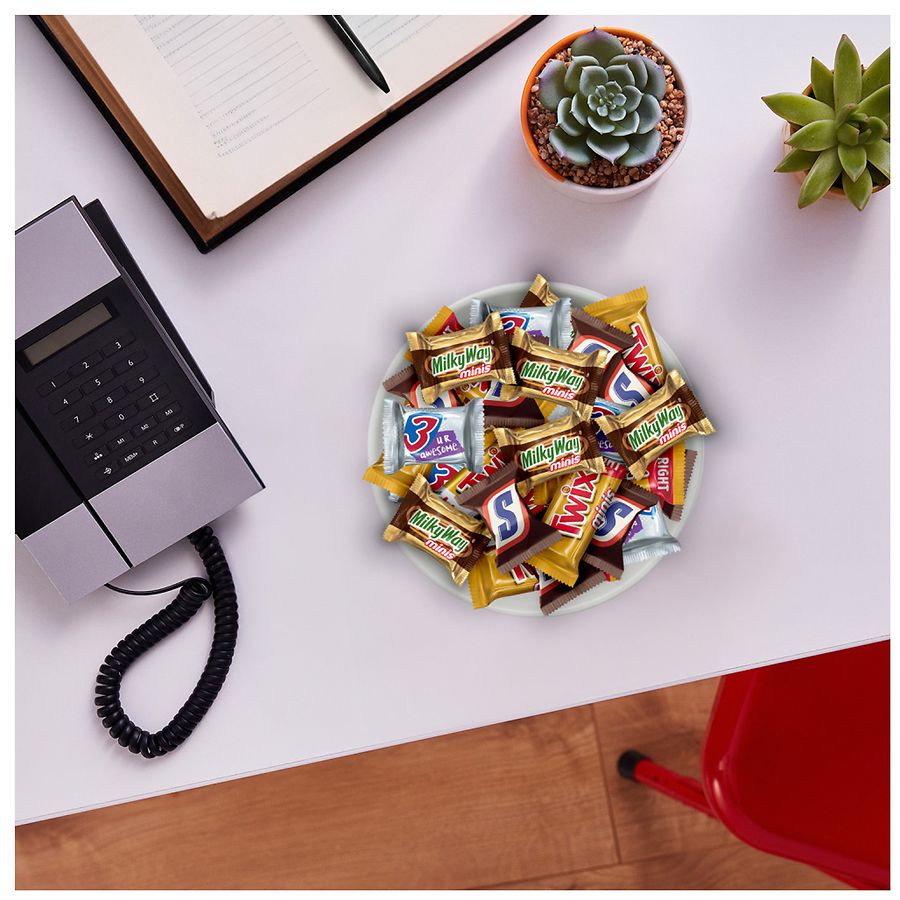 Minis Chocolate Candy Bars Variety Jumbo Bulk 3 Musketeers, Snickers ...