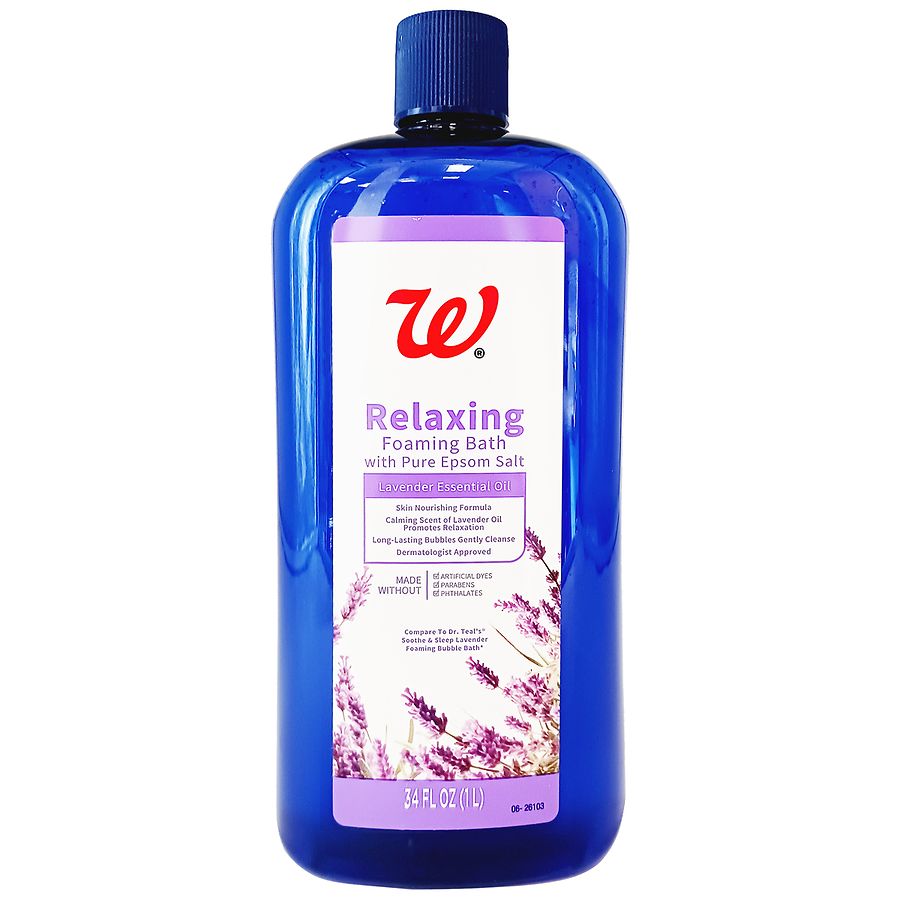 Walgreens Foaming Bath Lavender | Walgreens