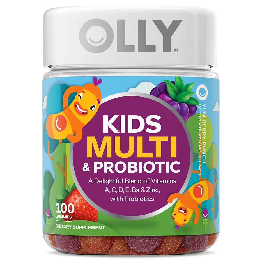 OLLY Kids Multi & Probiotic Gummies Yum Berry Punch | Walgreens