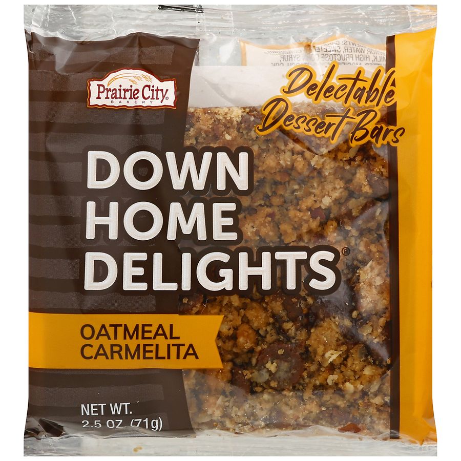 Prairie City Bakery Down Home Delights Delectable Dessert Bars Oatmeal Carmelita | Walgreens