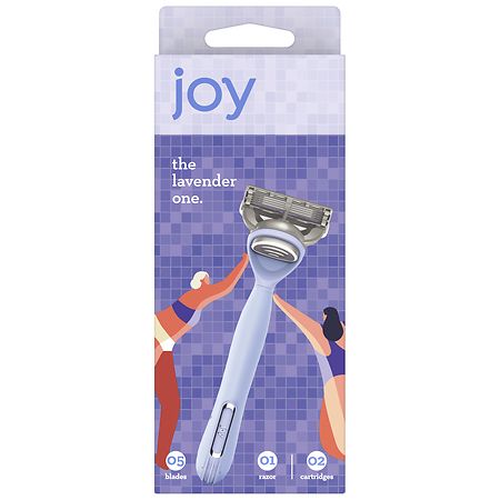 Joy Razor for Women 1 Handle + 2 Blade Refills Lavender | Walgreens