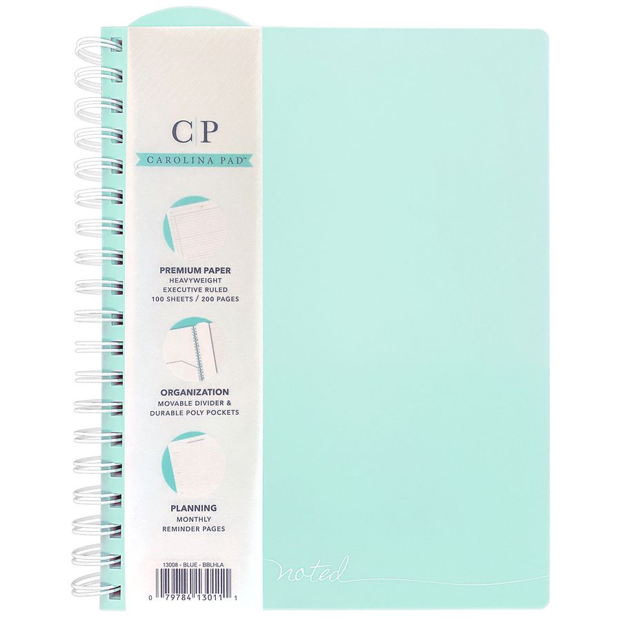 Carolina Pad Spiral Notebook, College Ruled, Blue | Walgreens