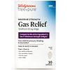 Walgreens Free & Pure Maximum Strength Gas Relief, Simethicone 250 mg ...