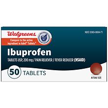Walgreens Ibuprofen Tablets, Pain Reliever/Fever Reducer | Walgreens