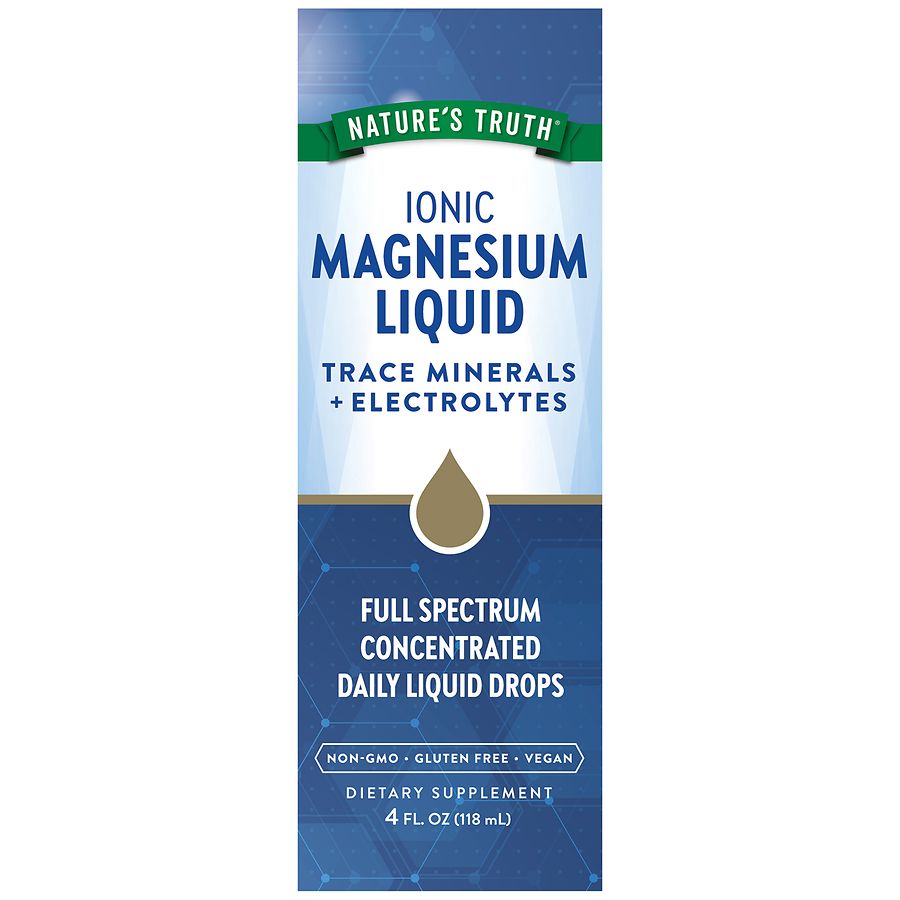 Nature's Truth Magnesium Liquid with Trace Minerals | Walgreens