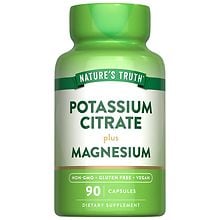 Nature's Truth Potassium Citrate + Magnesium Citrate Capsules | Walgreens