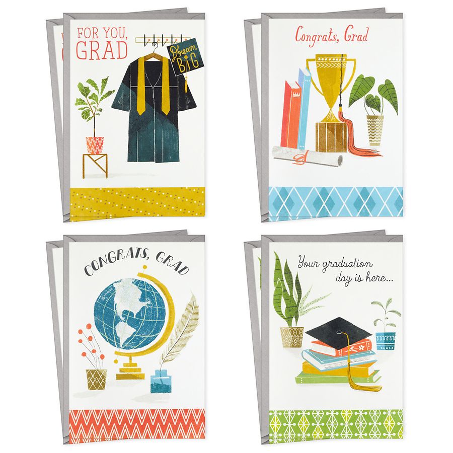 Hallmark Graduation Cards Assortment (Festive Icons), S16 | Walgreens