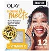 Olay Cleansing Melts Facial Cleanser Vitamin C | Walgreens