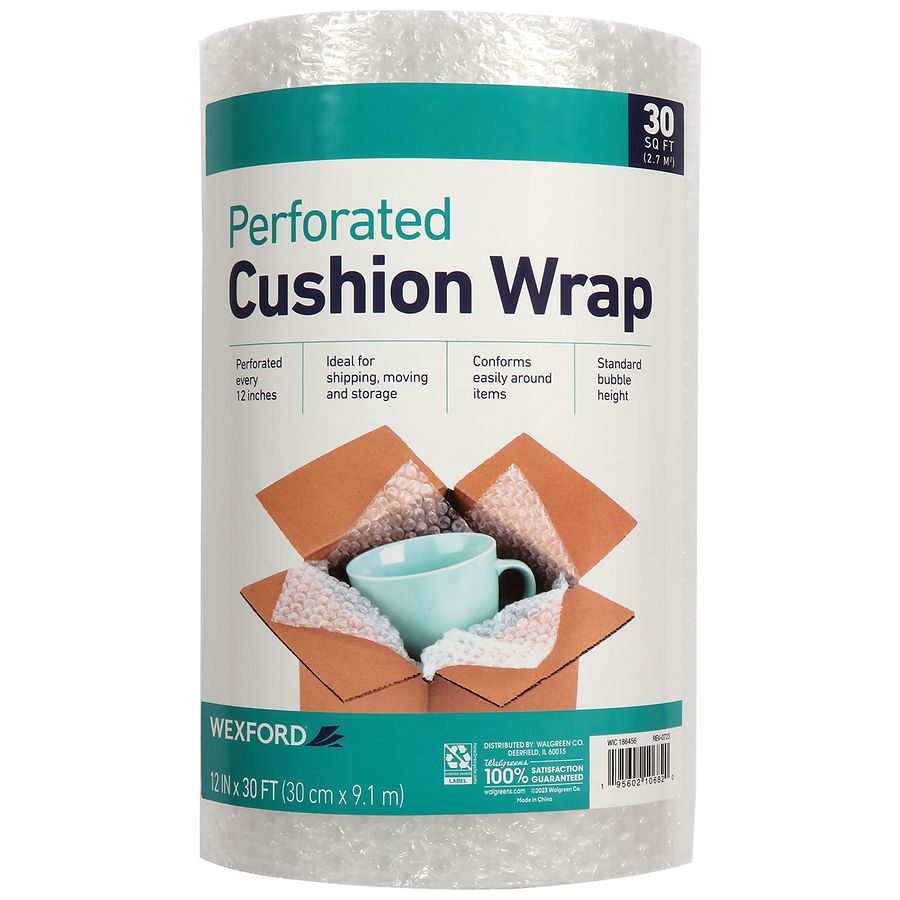 Wexford Perforated Bubble Cushion Wrap | Walgreens