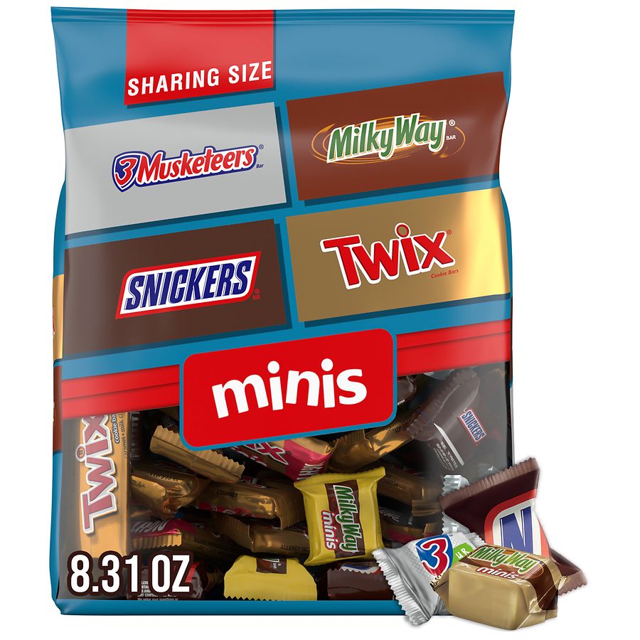 Mars Fun Size Variety Pack Chocolate Favorites Minis Size Candy Bars 3 ...