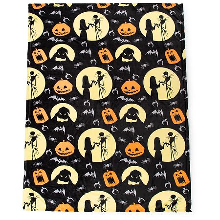 Nightmare Before Christmas Spooky Dice Ultra Soft Blanket 60 x 90 ...