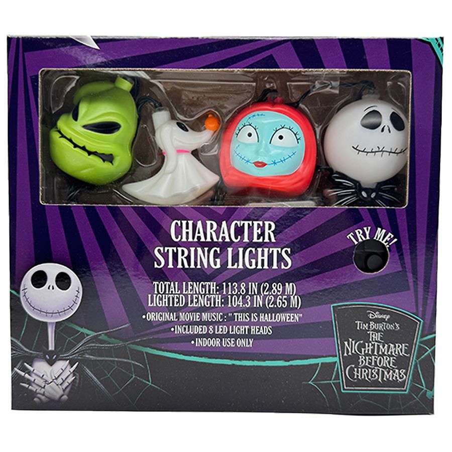 Nightmare Before Christmas String Lights 113.8 Inches | Walgreens