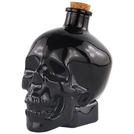 Festive Voice Happy Halloween Skull Potion Bottle, Black/White | Walgreens