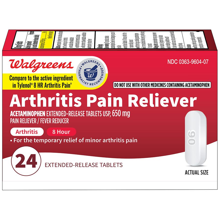 Walgreens Arthritis Pain Reliever Tablets | Walgreens
