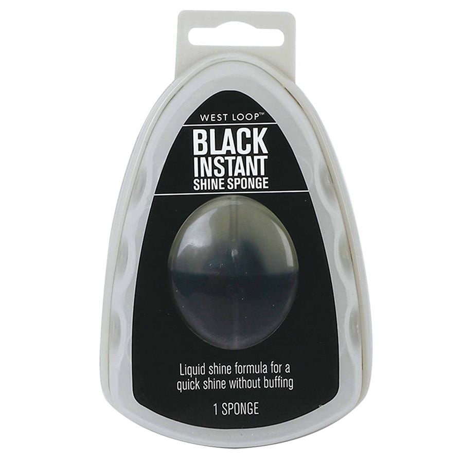 West Loop Easy Shine Sponge Black Black | Walgreens