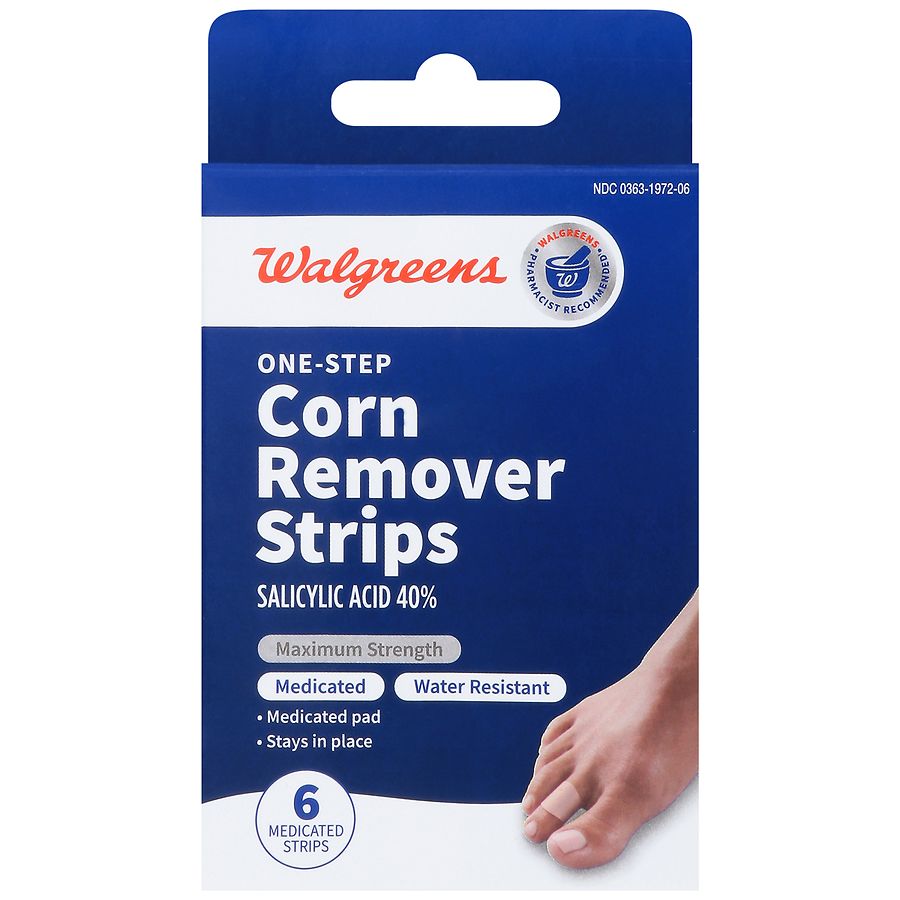 Walgreens One-Step Corn Remover Strips | Walgreens