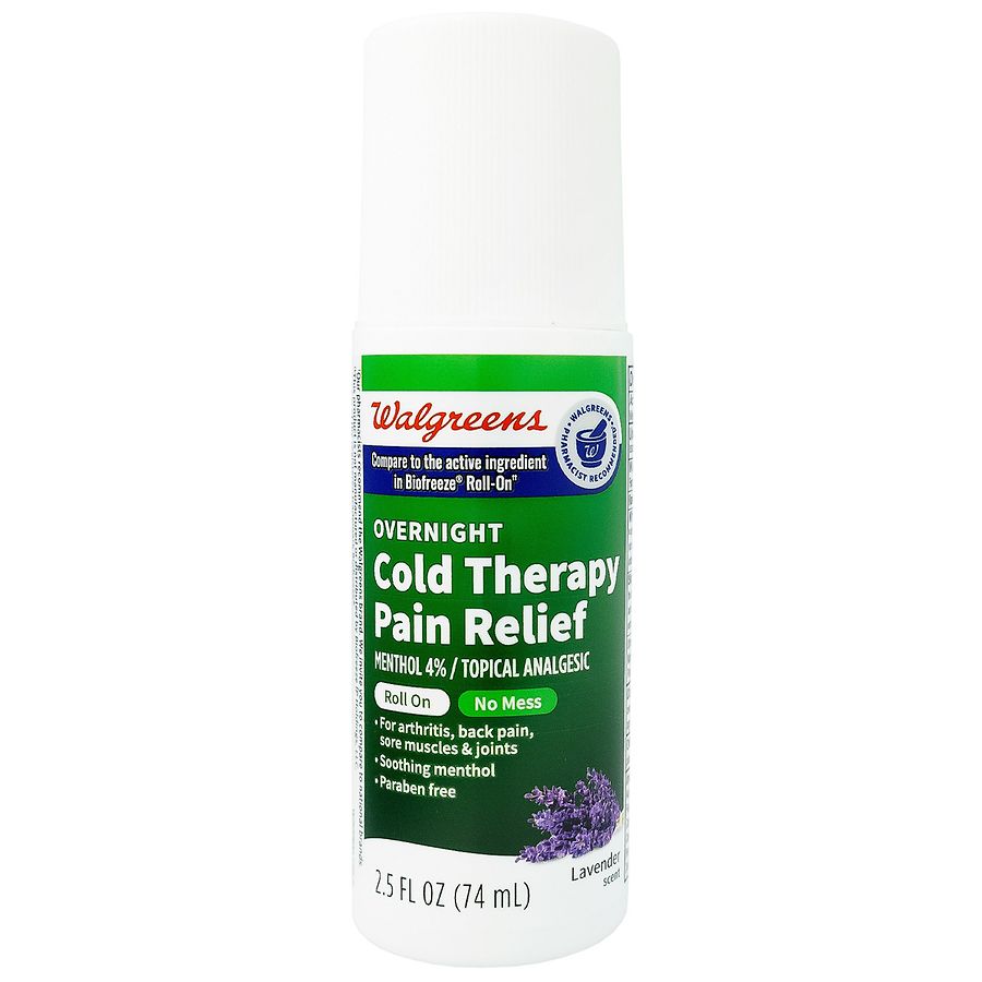 Walgreens Overnight Cold Therapy Pain Relief Roll On Lavender | Walgreens
