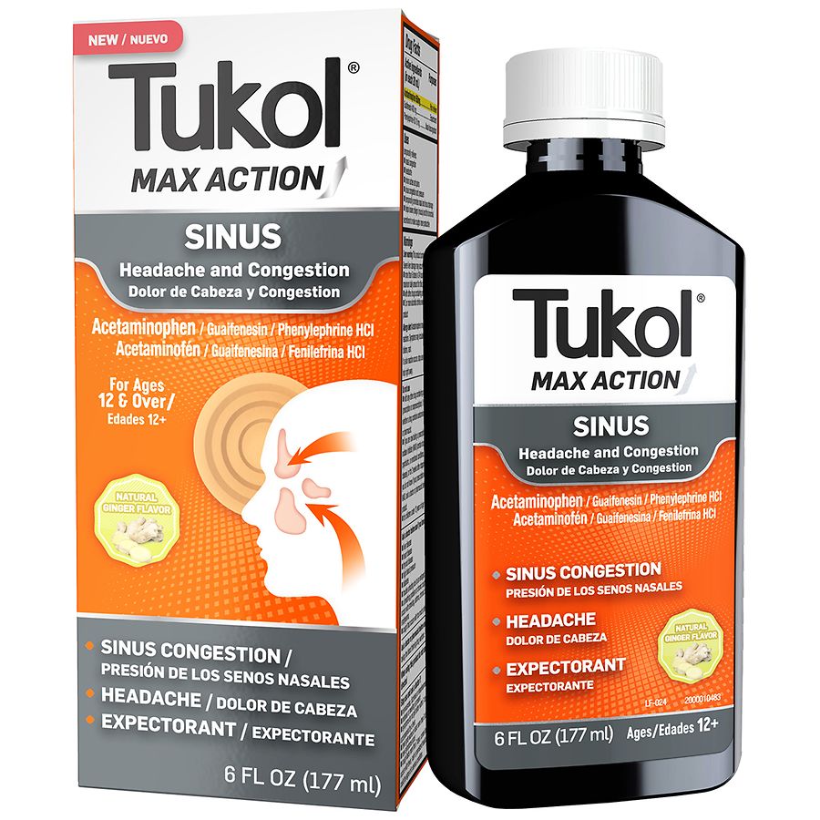 Tukol Max Action Sinus Liquid | Walgreens
