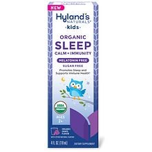 Hyland's Kids Organic Sleep Clam + Immunity Melatonin Free Liquid ...